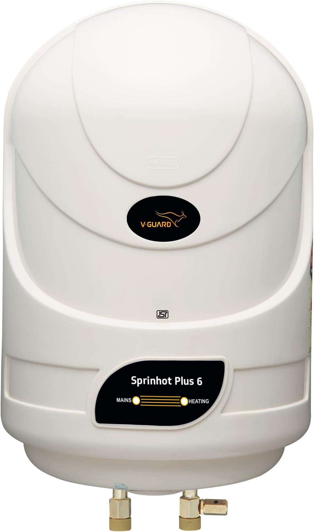 Buy V-Guard V Guard Valco Wall Mounted Water Heater 6 Litre, White ...