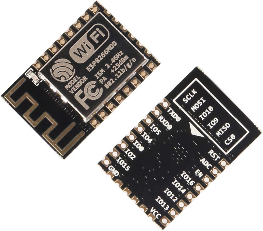 ALAMSCN 3PCS ESP8266 ESP-12F WiFi Serial Module Board Wireless Transceiver Remote Port Network ...