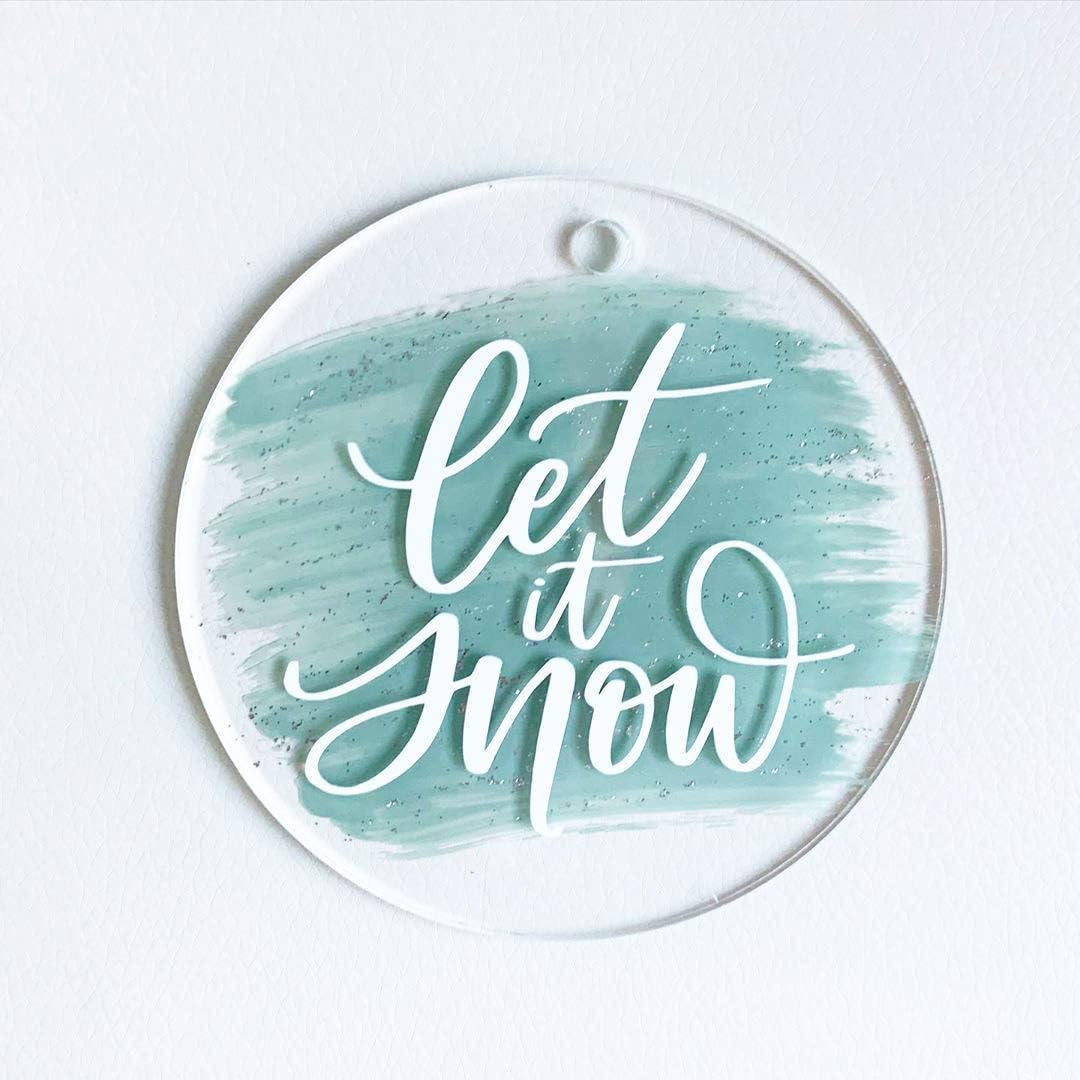Amazon.com: 25 Pcs 4 Inch Acrylic Circles Acrylic Ornaments- Clear ...