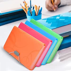 ANTHYTA 4-pack expanderande filorganisatörer A6 storlek dragspelsmapp ...