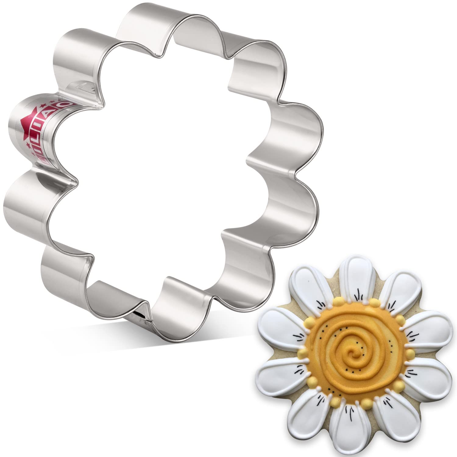 Amazon.com: LILIAO Daisy Flower Cookie Cutter - 3.1 x 3.3 inches ...