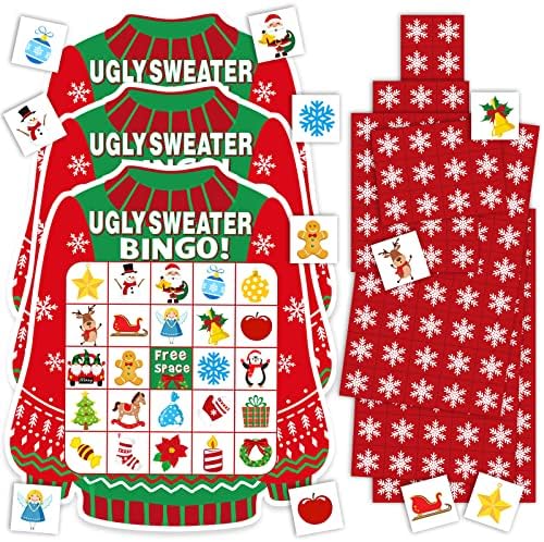 Amazon.com: Big Dot of Happiness Ugly Sweater - 2-in-1 Holiday and ...