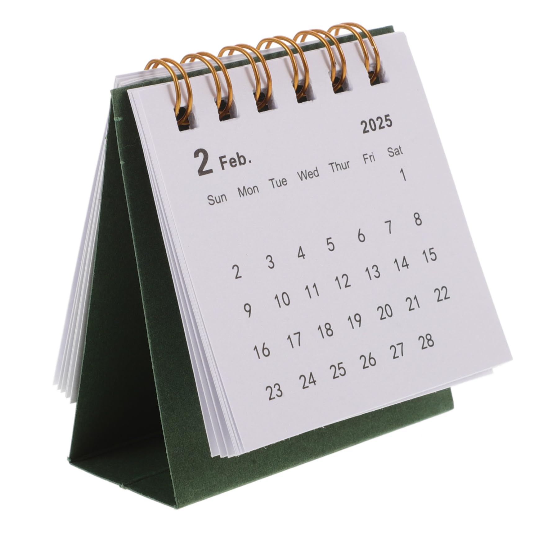Mini Computer Desktop Calendar Aesthetic Desk Calendar 2025 Runs