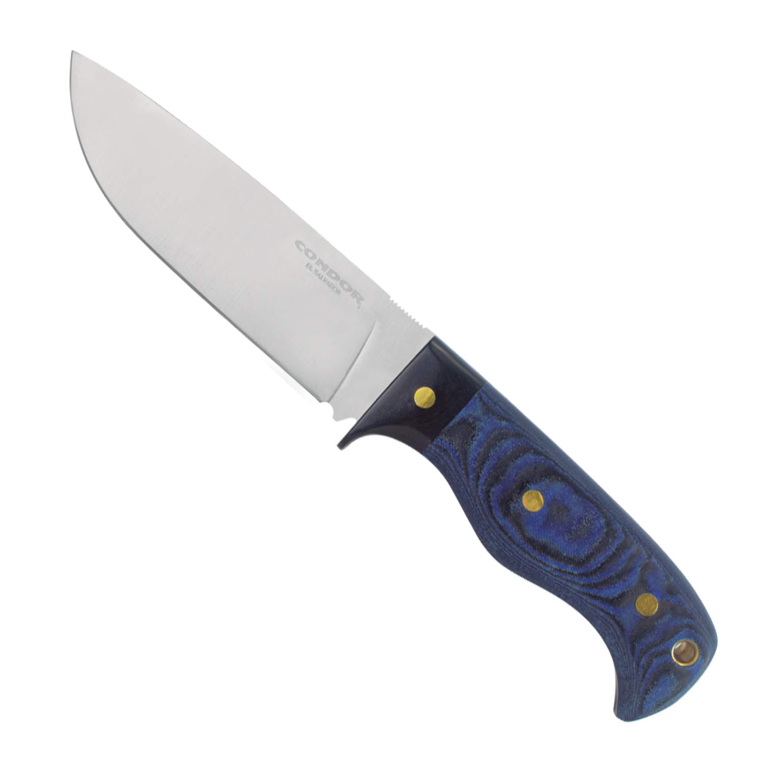 Amazon.com : Condor Tool & Knife CTK283155HC: Blue Havoc Fixed Blade ...