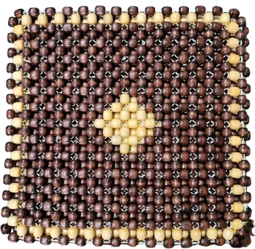 Buy LUKRAIN Furniture Wooden Beads Acupressure Mat Bead Seat Cushion ...