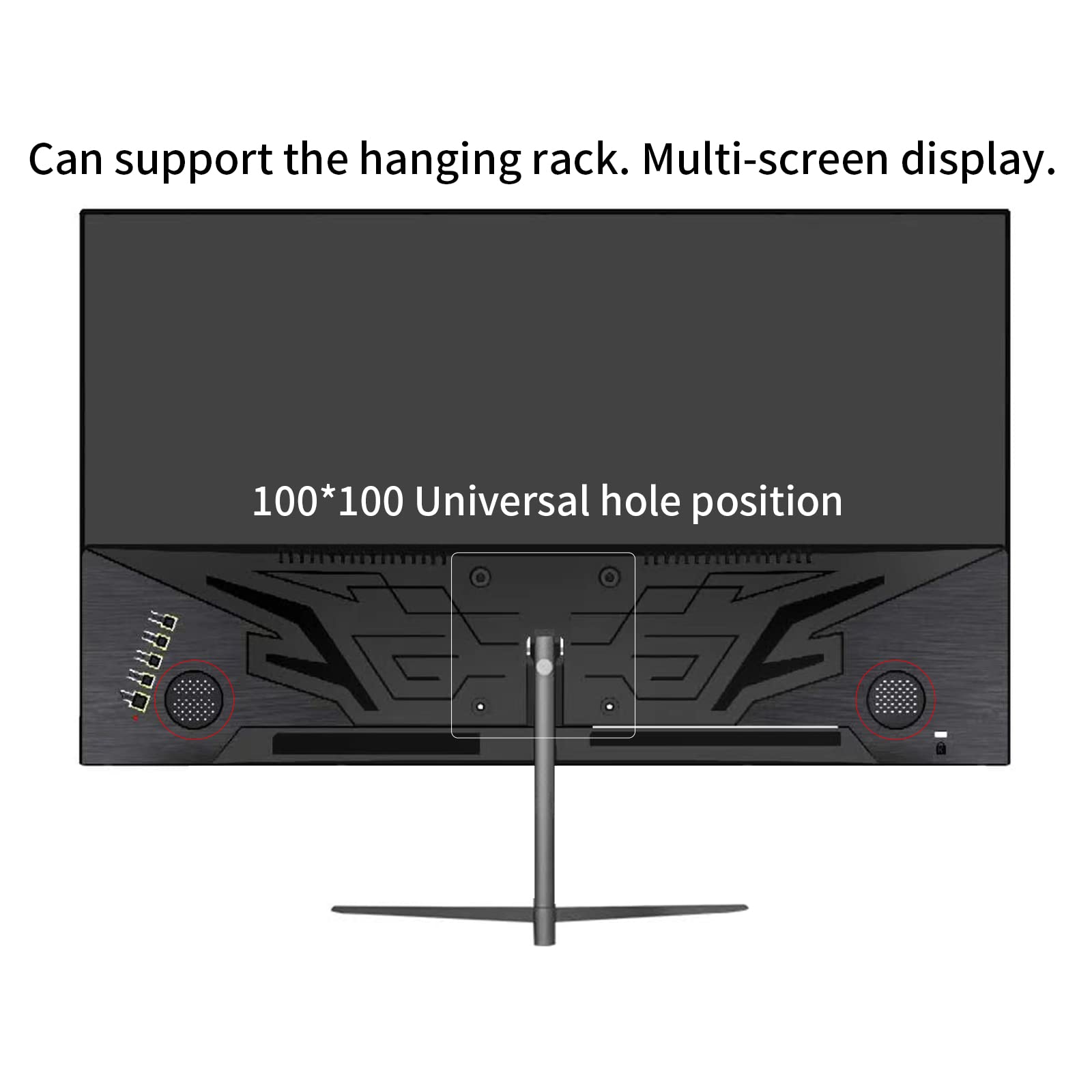 LGLO 27 Inch 2K QHD Gaming Monitor with Build-in Speakers 1440P 165Hz ...