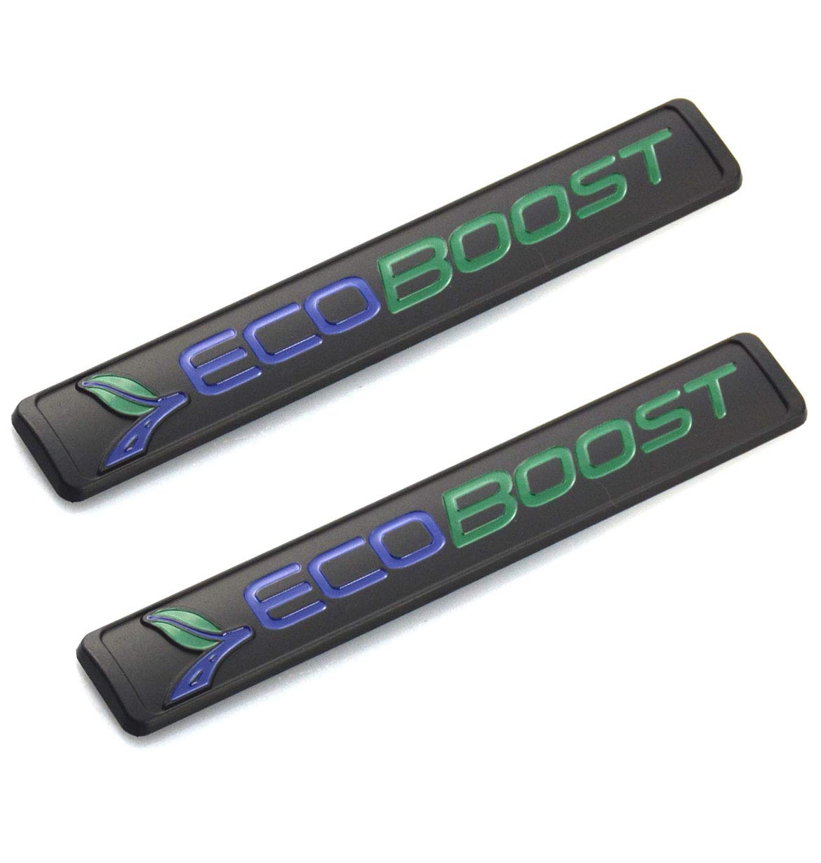 2Pcs Ecoboost Badge Emblems 3D Nameplate Door Fender Tailgate Stickers ...