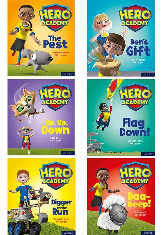 Hero Academy: Oxford Level 4, Light Blue Book Band: Mixed pack (Project ...