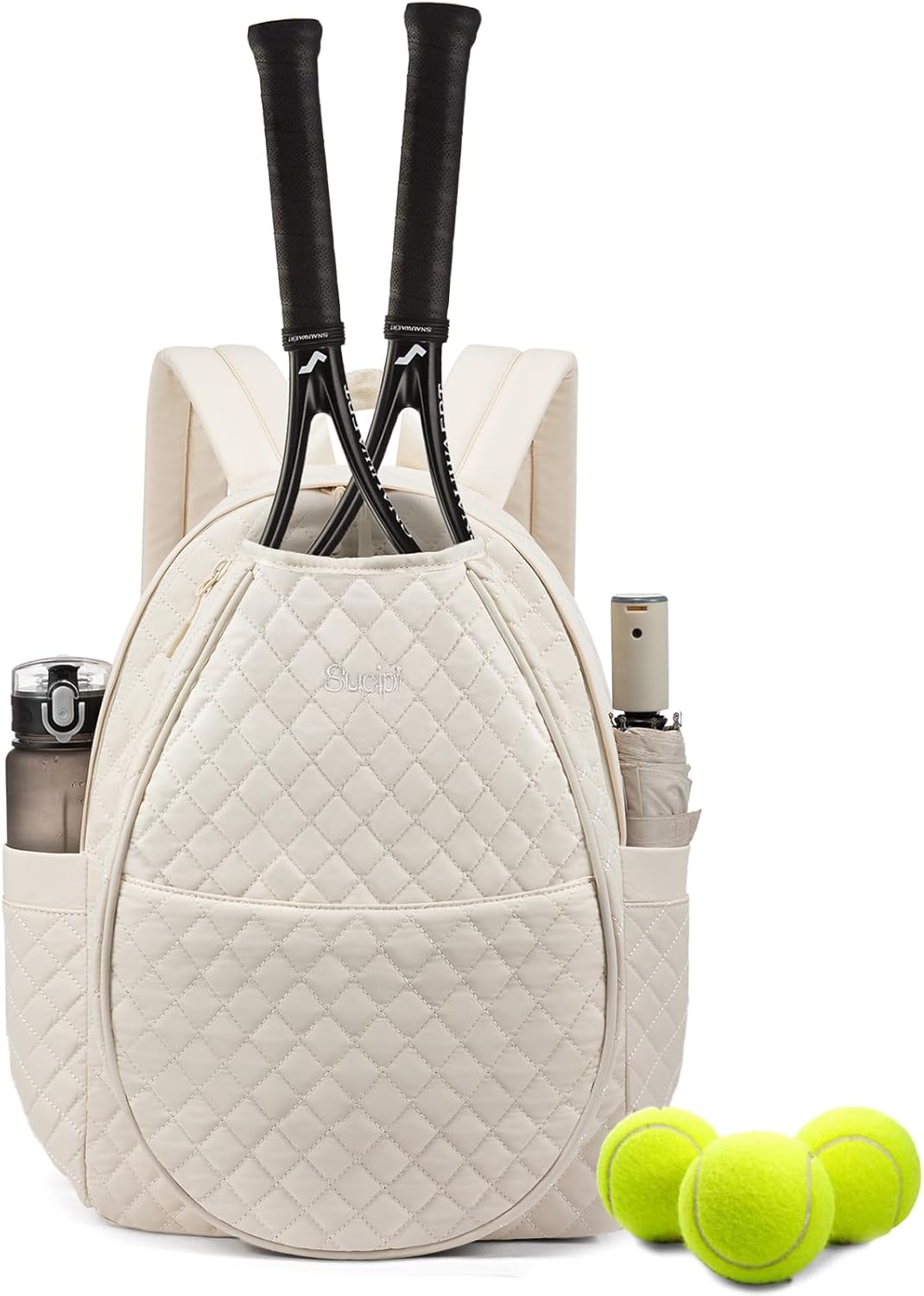 Amazon.com : Sucipi Tennis Bags for Women, Lightweight Quilted Tennis ...