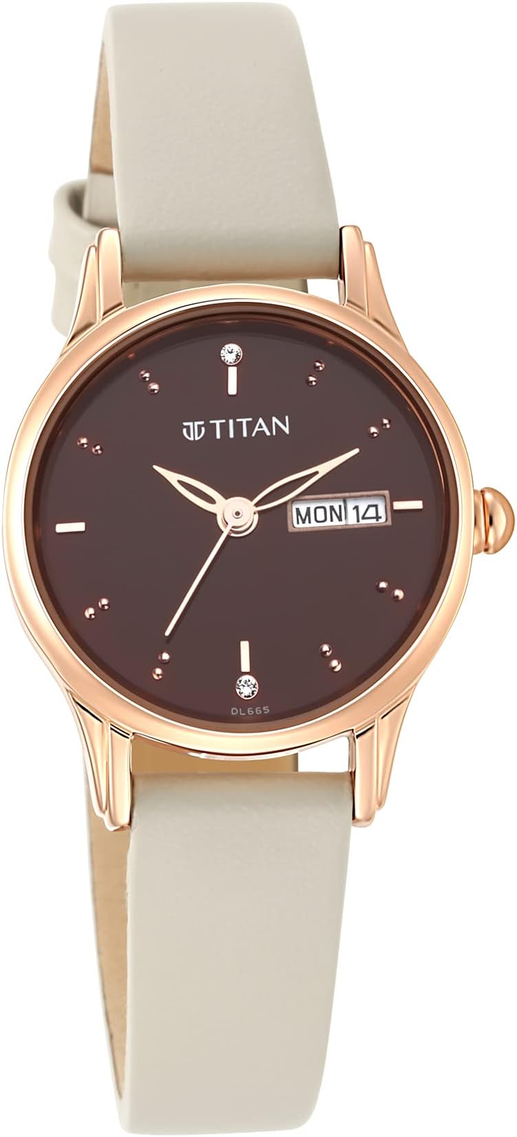 Titan Analog Brown Dial Women's Watch-2656WL01 : Amazon.in: Watches