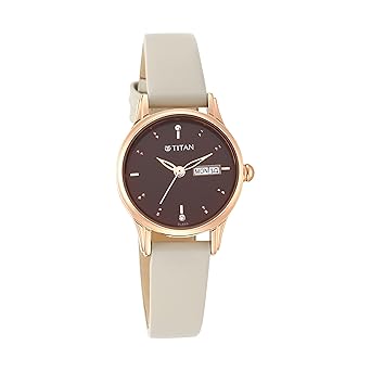 Titan Analog Brown Dial Women's Watch-2656WL01/2656WL01 : Amazon.in ...