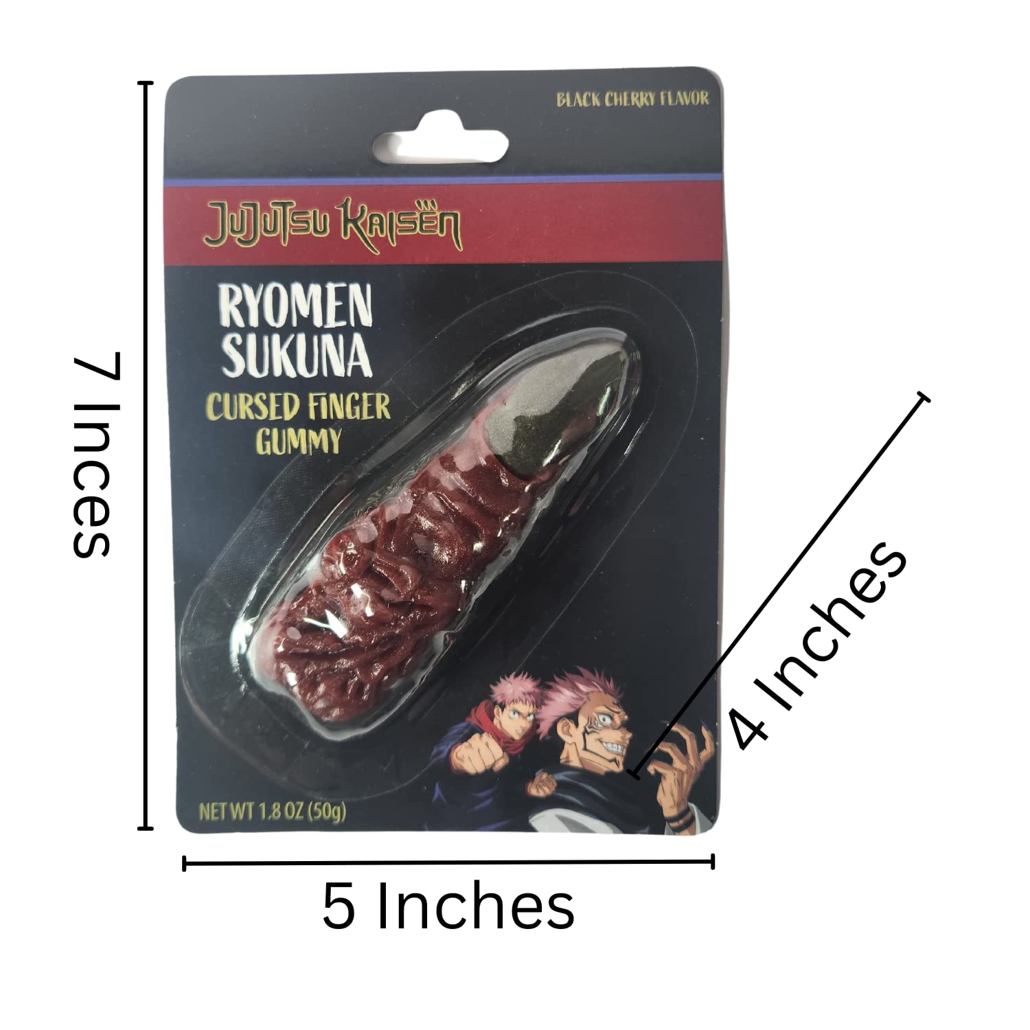 Snapklik.com : JuJuTsu Kaisen Ryomen Sukuna Cursed Finger Gummy