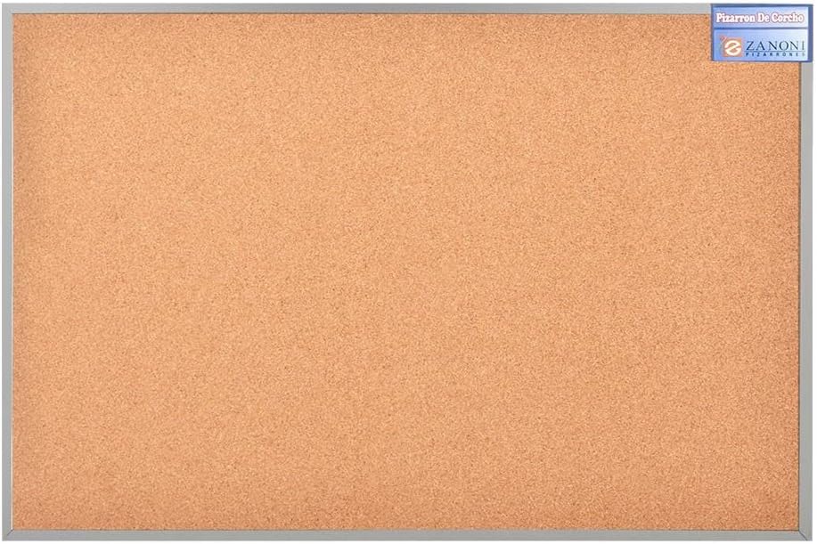 Tablero de corcho natural 120x90cm : Amazon.com.mx: Oficina y papelería