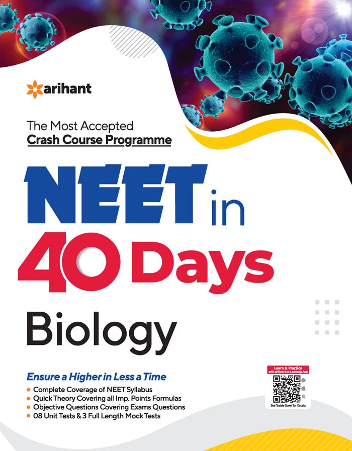 Buy 40 Days Crash Course for NEET Biology Book Online at Low Prices in ...