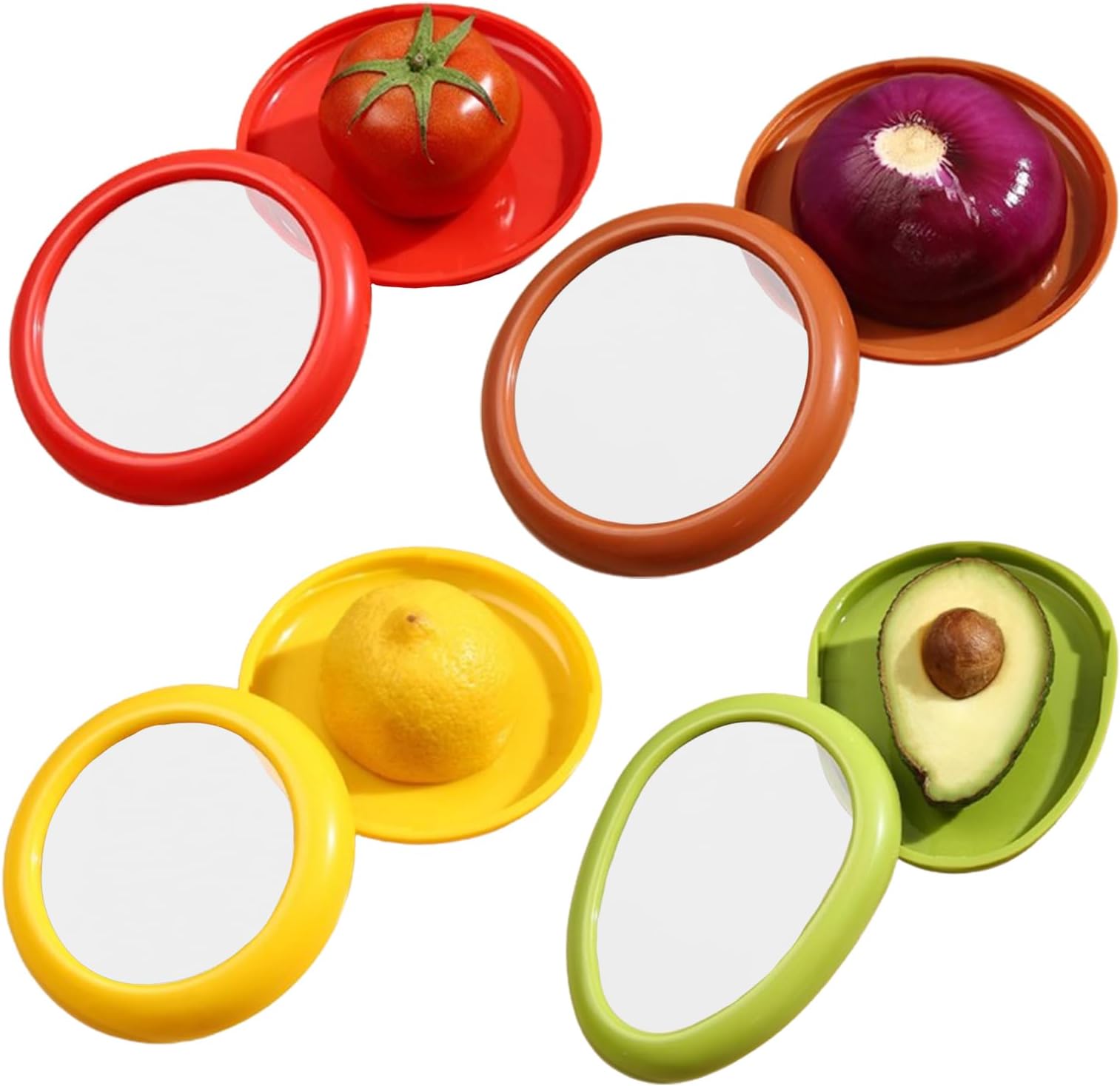 Amazon.com: Avocado Saver and Tomato Holder,4PCS Fresh Stretch Pod for ...