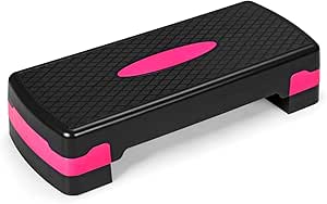 Costway Adjustable Workout Aerobic Stepper, Aerobic Exercise Step ...
