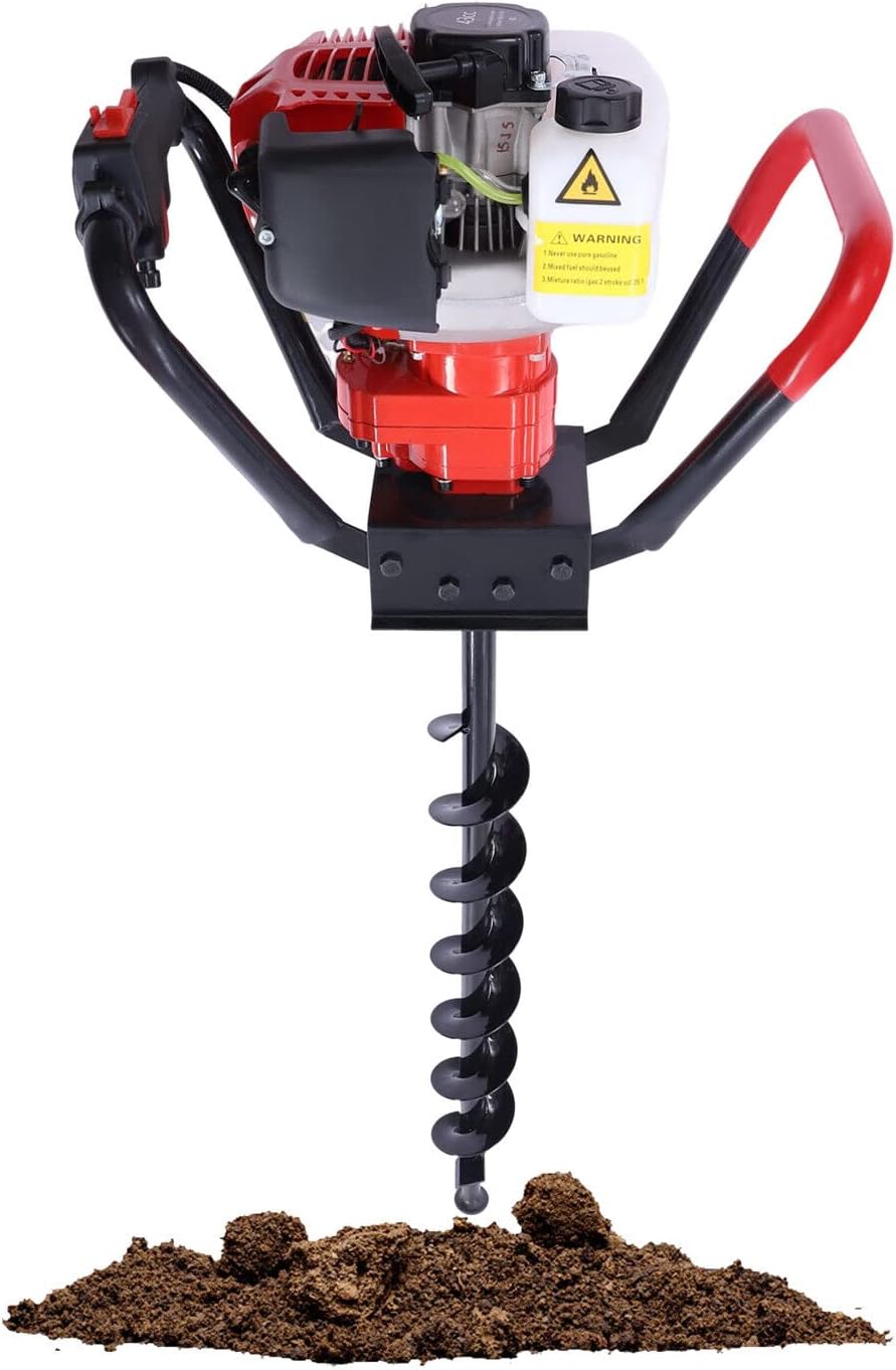 Amazon.com : Portable Excavator Auger Post Hole Digger for Planting ...