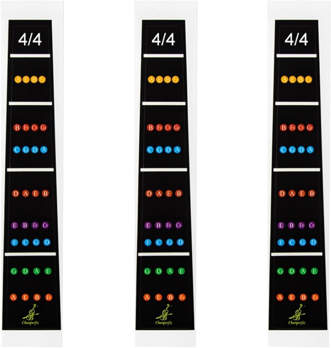 Amazon.com - FAVOMOTO 3pcs Violin Handle Stickers Nail Sticker Tag ...