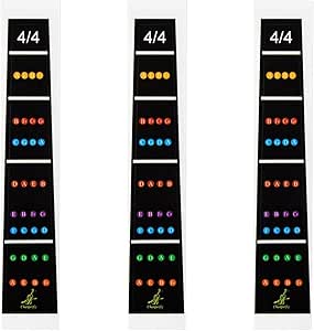 Amazon.com - FAVOMOTO 3pcs Violin Handle Stickers Nail Sticker Tag ...