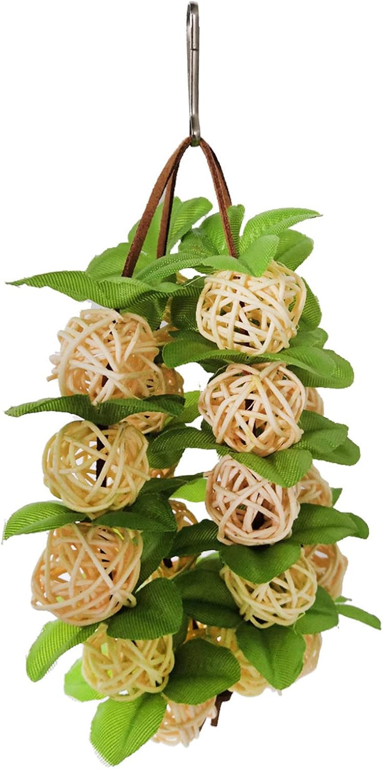 Amazon.com : Grotera Bird Ball Toy Conure Toys, Parrot Chew Toys ...