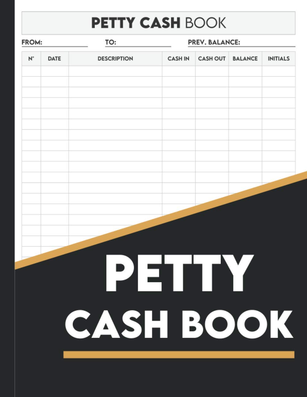 Petty Cash Book Large Cash Flow Ledger Book Ledger For Tracking petty-cash-book-large-cash-flow-ledger-book-ledger-for-tracking