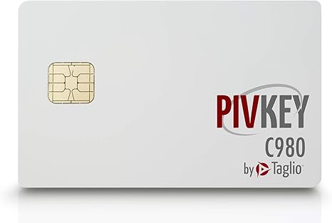 Amazon.com: Taglio PIVKey C980 Enterprise PKI Smart Card for ...