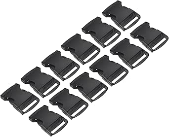 Amazon.com: PATIKIL Plastic Buckles, 12 Pack Quick Side Release Clips ...