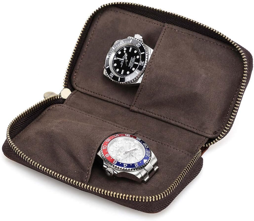Estuche Alhajero Organizador De Relojes Y Joyas Espacios Para Reloj ...