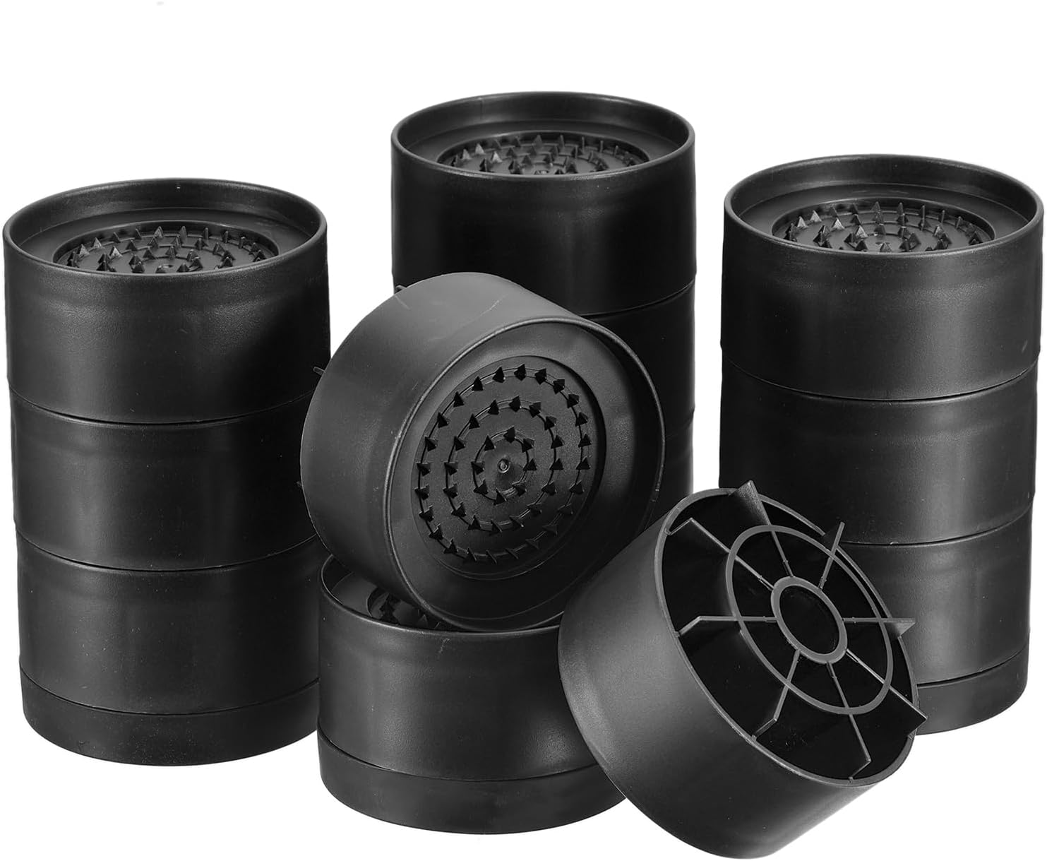 Amazon.com: uxcell Round Furniture Risers 4 Set, Height 5.12 ...