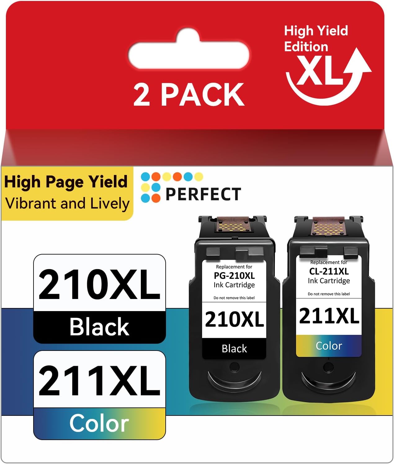Amazon.com: PG-210XL CL-211XL Ink Cartridge for Canon 210 and 211 Ink ...