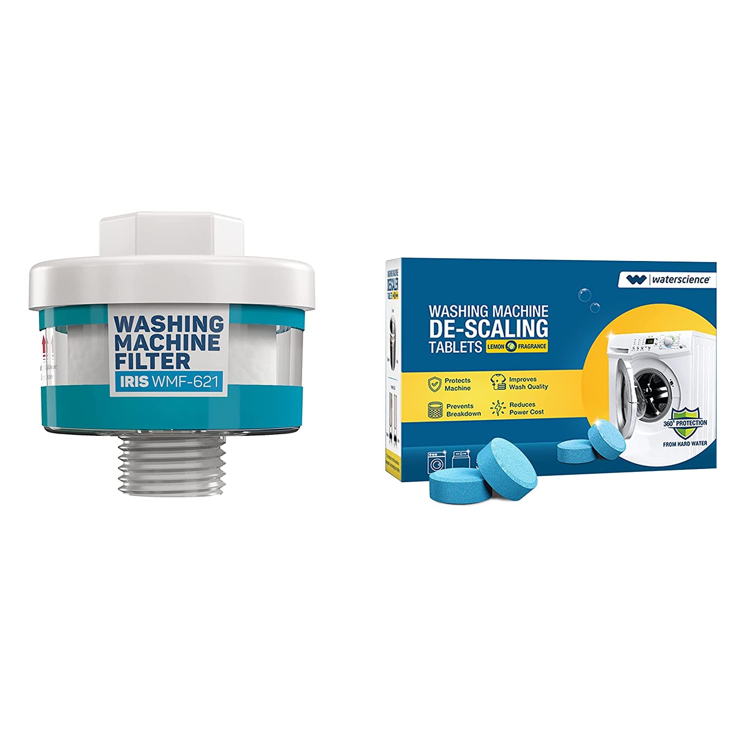 WaterScience IRIS WMF-617 Washing Machine Filter - Multi-Layer Filter ...