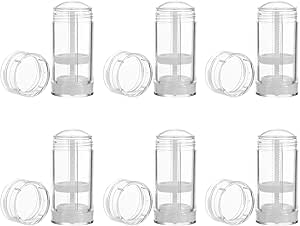 6Pcs 50ml Empty Deodorant Containers Plastic Twist Up Deodorant ...