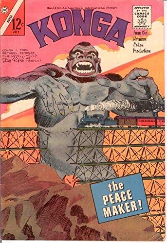 Amazon.com: KONGA (1961-1965 CH) 13 VG-F July 1963 COMICS BOOK ...