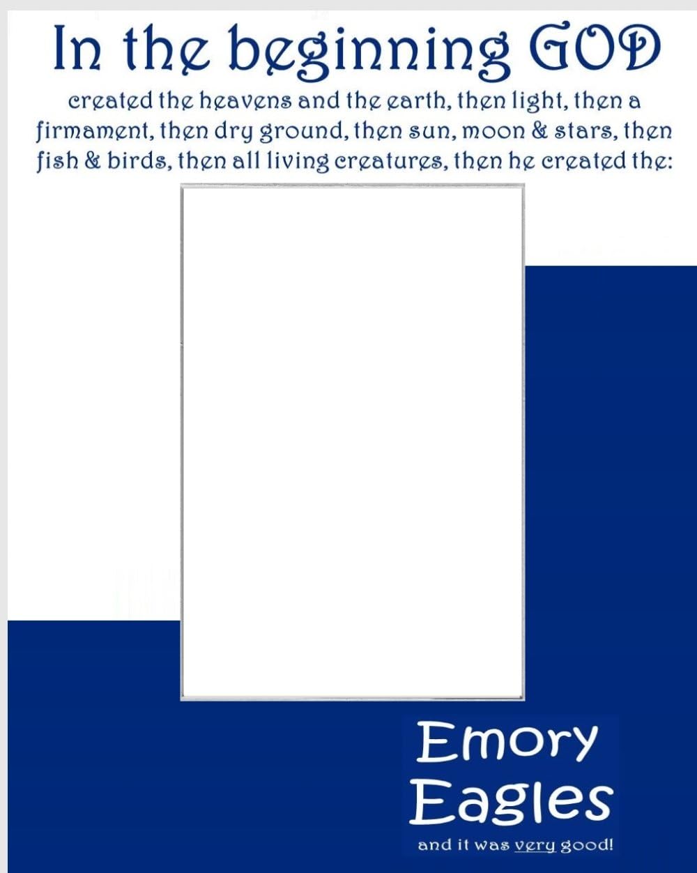 Amazon.com - Emory University Picture Frame Photo Mat Unique School ...