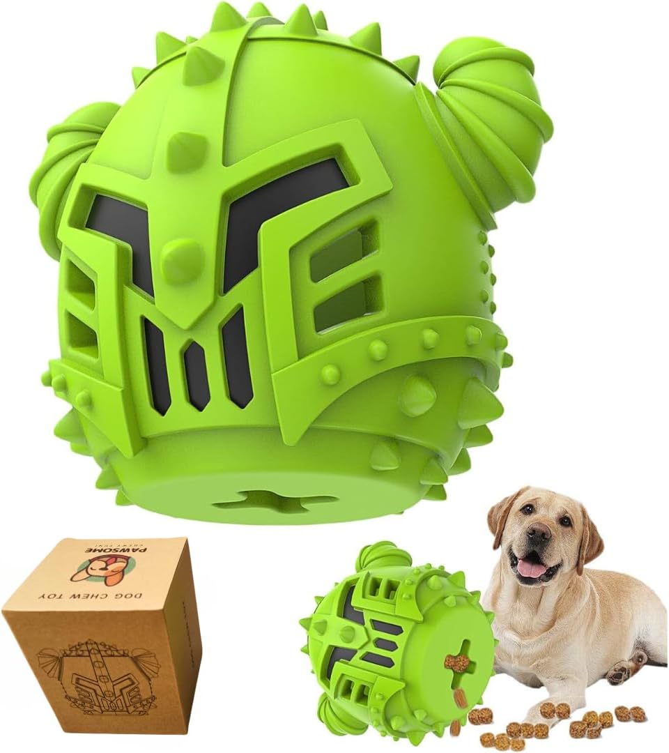 Pawsome Indestructible Squeaky Dog Chew Toy for Aggressive Chewers ...