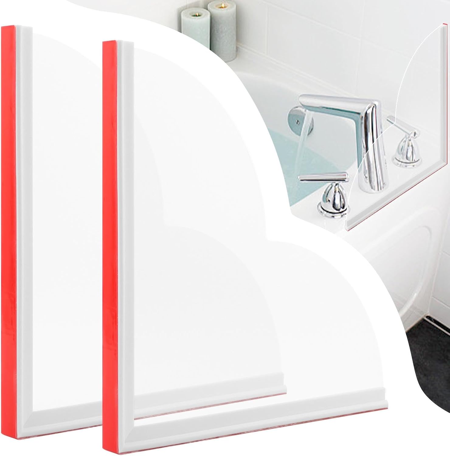 Amazon.com: NINEFOX Shower Splash Guard, Large Splash Guards for ...