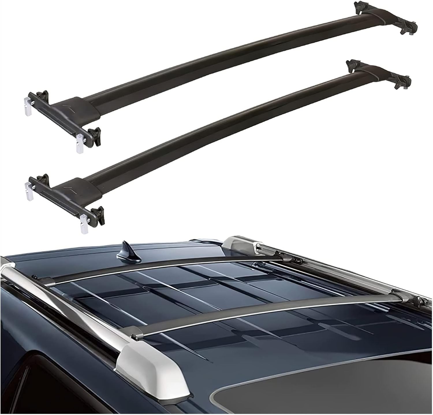 Dachträger Auto Top Gepäckträgerschienen Paar OE Style Cross Bars ...