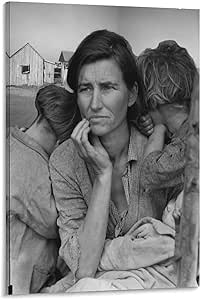 Amazon.com: AAHARYA Dorthea Lange's Immigrant Mother Poster of The ...
