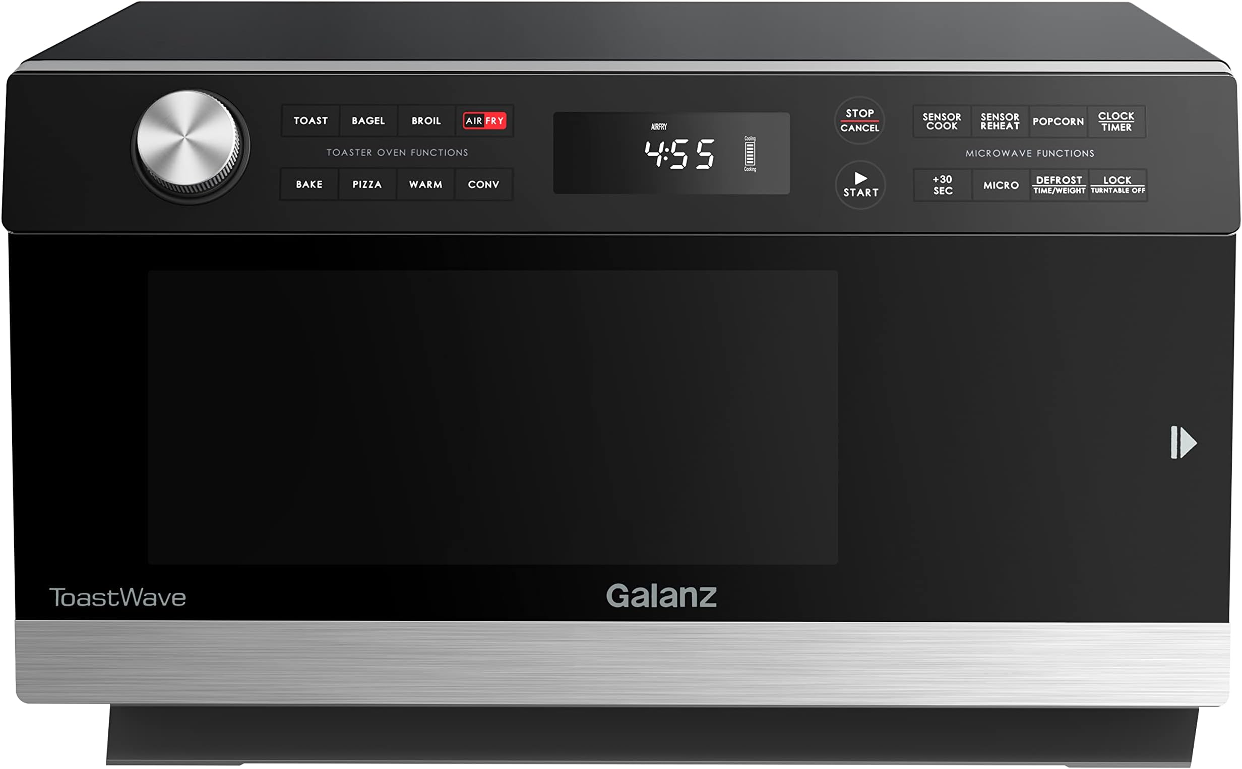Amazon.com: Galanz GTWHG12S1SA10 4-in-1 ToastWave with TotalFry 360 ...