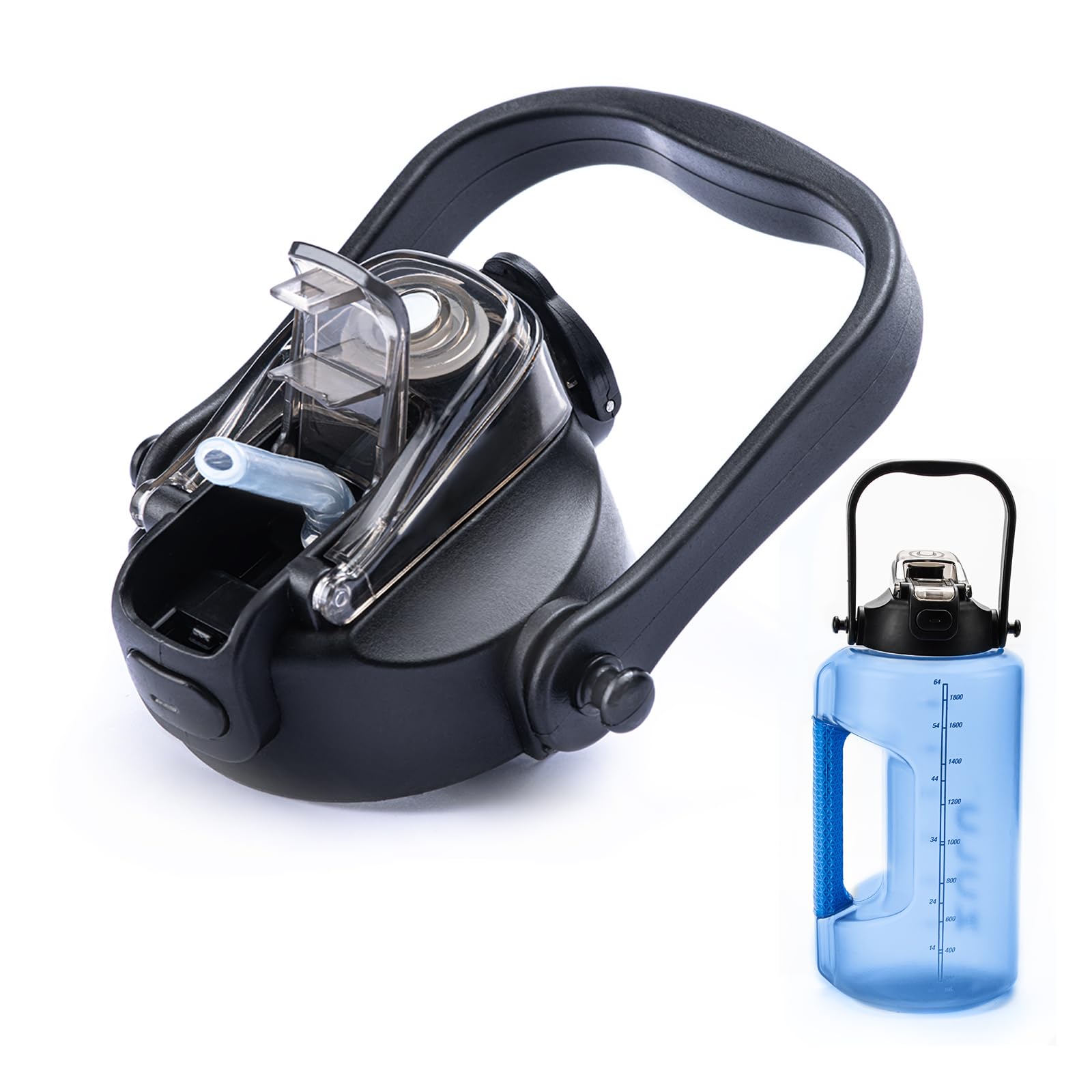 Amazon.com: Replacement Lids Compatible With zulu water bottles 64 oz ...