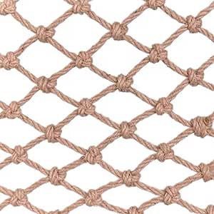 Amazon.com: QLoztyse Hemp Rope Climbing Net - 3.28 x 6.56 ft Kids ...