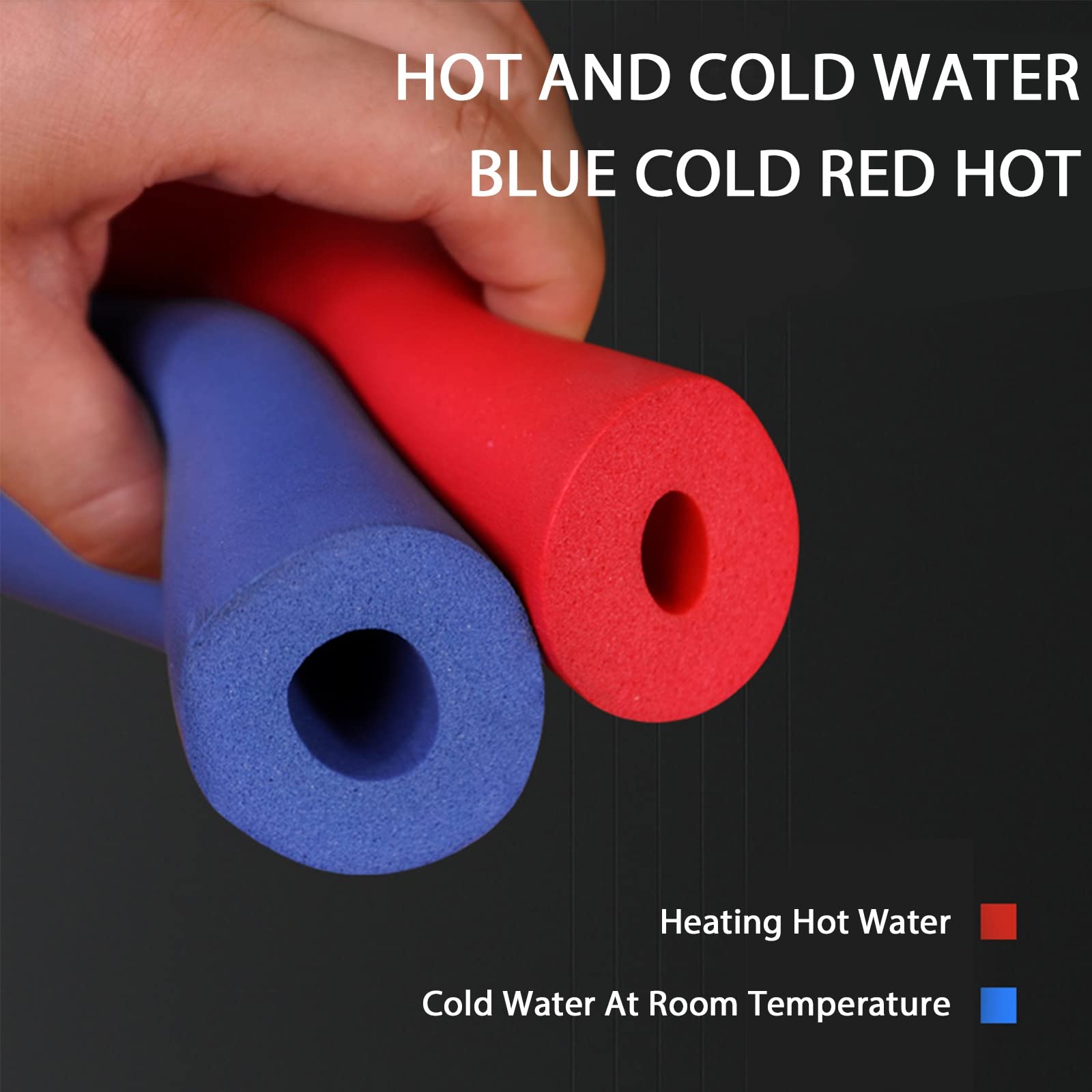 Pipe Insulation Foam Tube Xback Foam Pipe Insulation 1 Inch, 3 Inch 1 ...