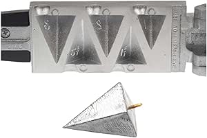 Amazon.com : Do It Mold Pyramid Sinker Production 1, 1 1/2, 2, 2 1/2, 3 ...