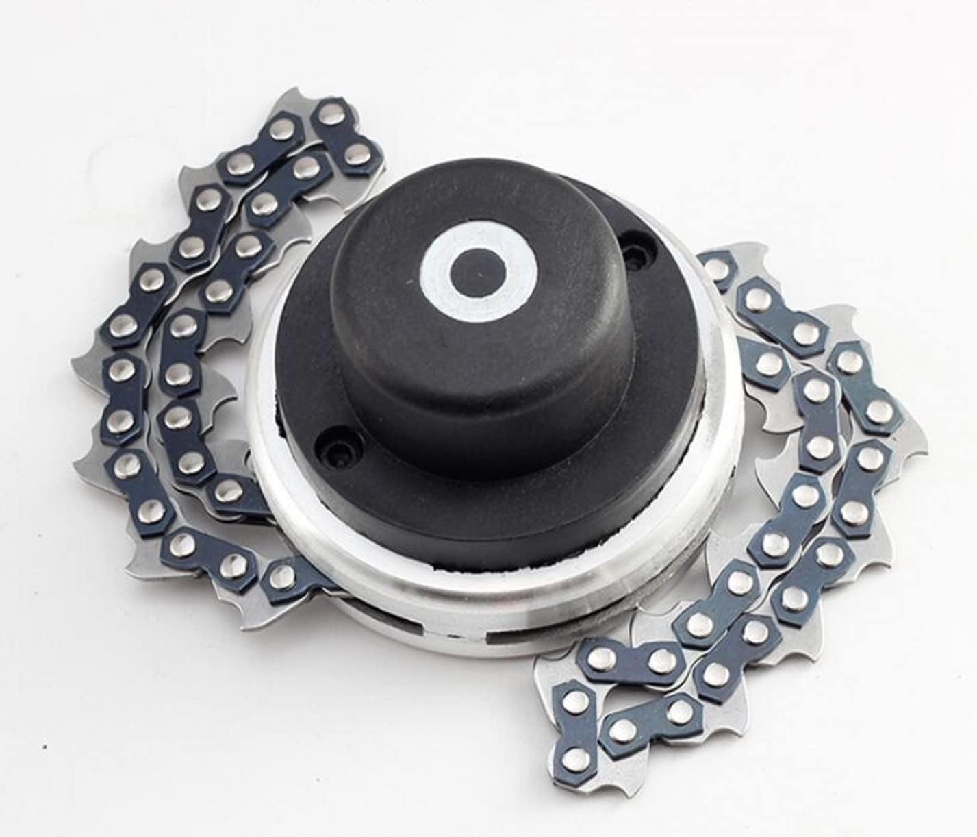 Amazon.com: WellieSTR 1 Set (Black) Lawn Mower Chain Grass Trimmer Head ...