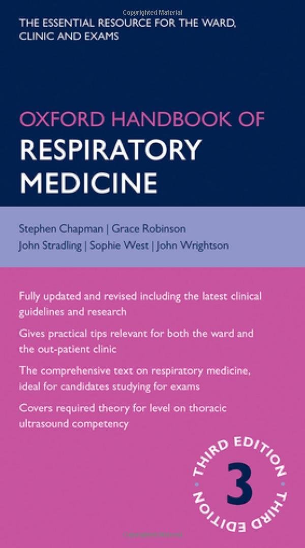 Oxford Handbook of Respiratory Medicine 3/e (Flexicover) : Chapman ...