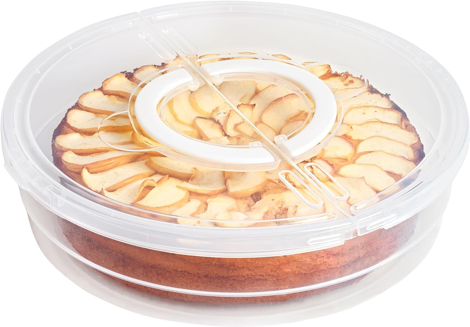 Amazon.com: Mission Gallery Plastic Pie Carrier with Lid and Handles ...