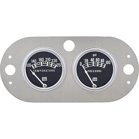 Amazon.com: Stewart Warner 82304 Deluxe 2-1/16" Oil Pressure Electric ...