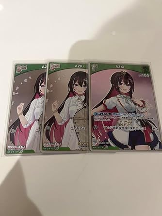 Amazon.co.jp: ホロカ AZki Debut 1st プロモ 3枚セット : おもちゃ