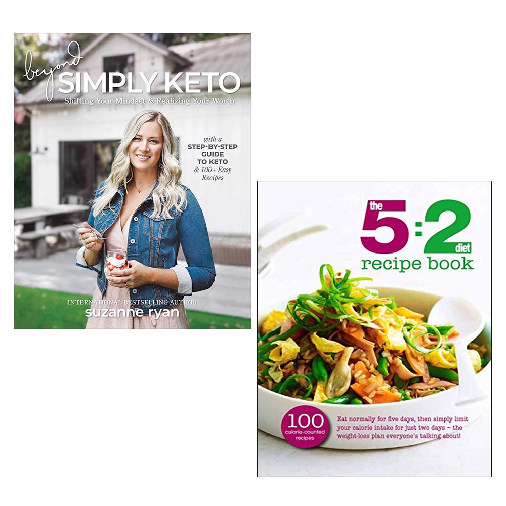 Beyond Simply Keto, The 5:2 Diet Recipe Book 2 Books Collection Set ...