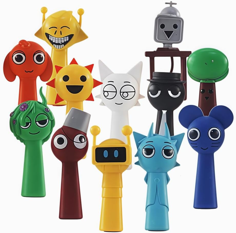 Amazon.com: Bllmiq Sprunki Action Figures,Sprunki Toys Sprunkies Game ...